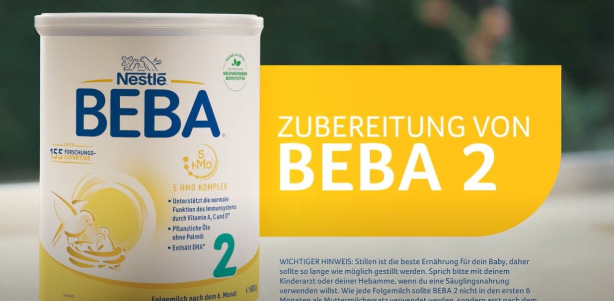 BEBA 1 Babymilch - gut zum zufüttern geeignet | BEBA Family
