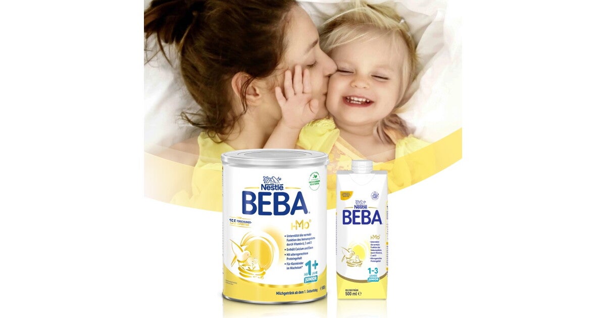 BEBA JUNIOR: Milchgetränk für Kinder von 1–3 Jahren
