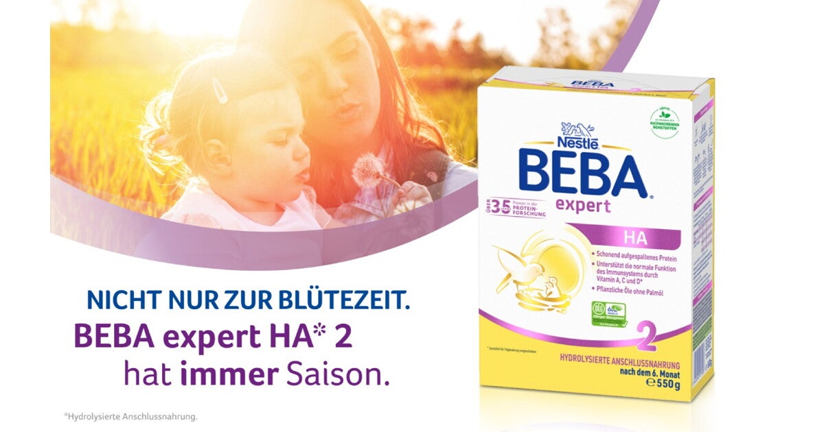 BEBA expert HA Folgenahrung – Unser Experte für euch.