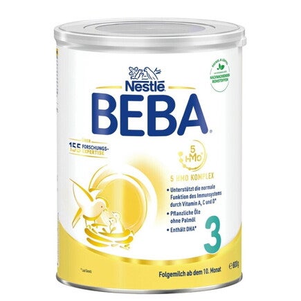 BEBA 3 Folgemilch ab 10 Monaten | Mit 5-HMO, DHA & ALA